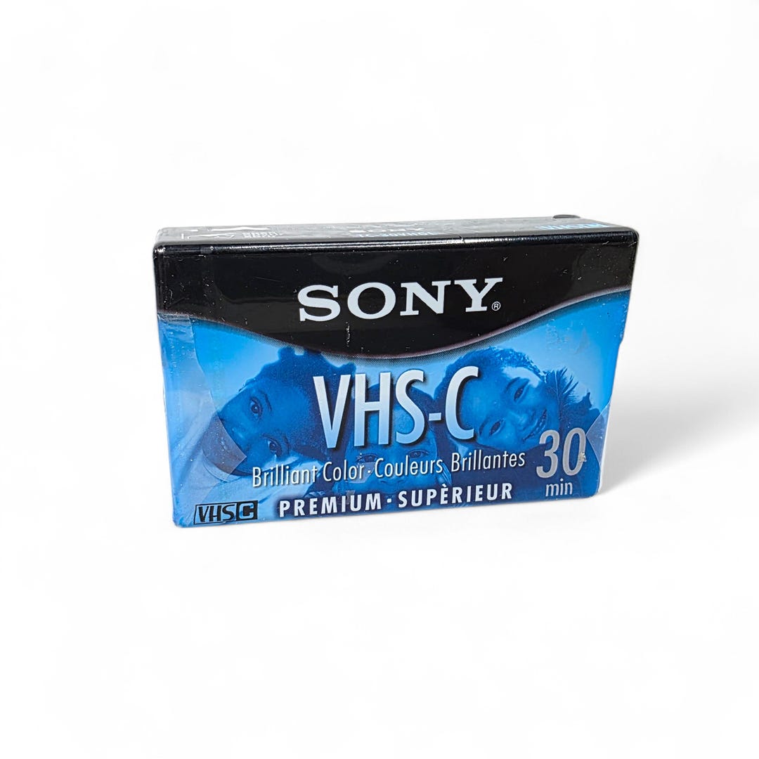 Sony VHS-C Premium 30 Minute TC-30VHGL Compact Camcorder Videocassette ...