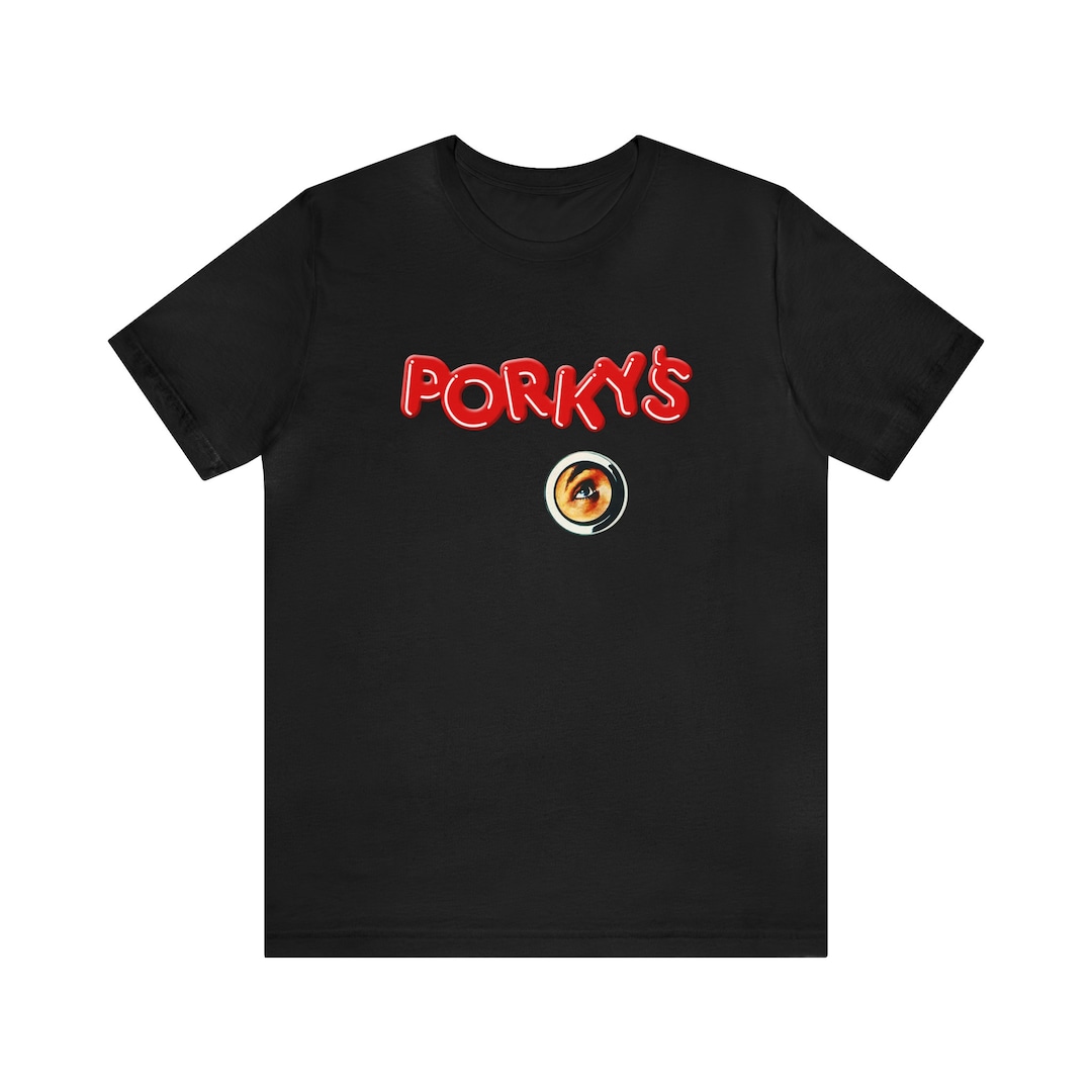 Porky's Movie Short Sleeve T-shirt Black Tee - Etsy