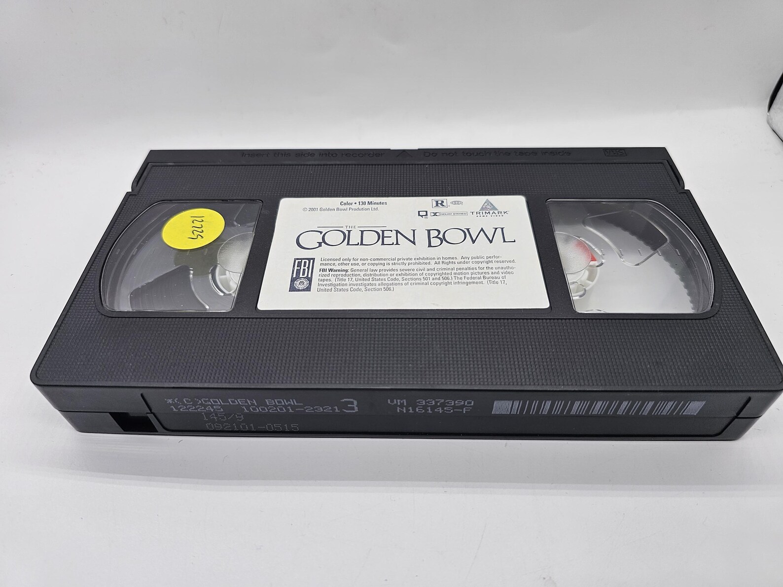 Golden Bowl VHS Movie Kate Beckinsale Anjelica Huston Uma Thurman ...