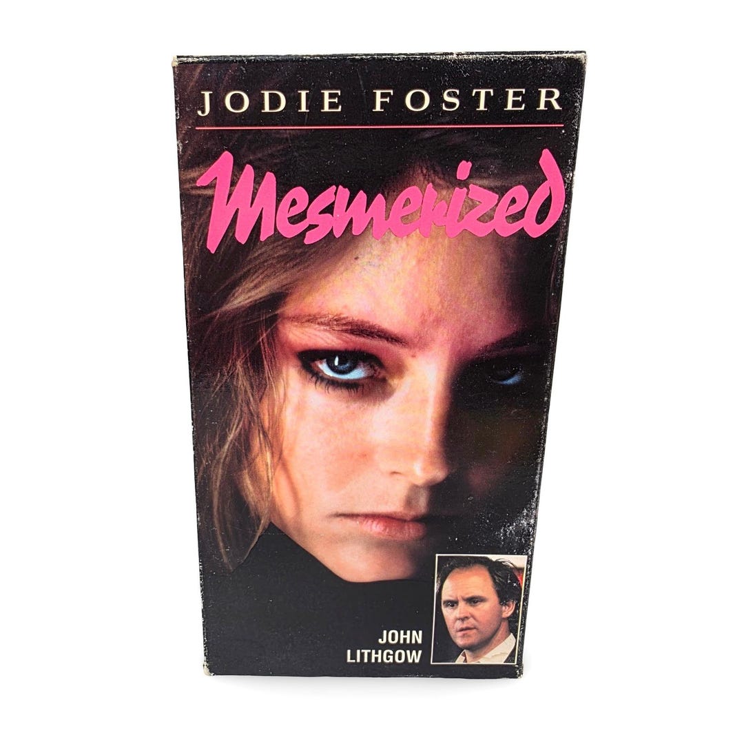 Mesmerized VHS Movie Vintage Jodie Foster John Lithgow Front Row ...