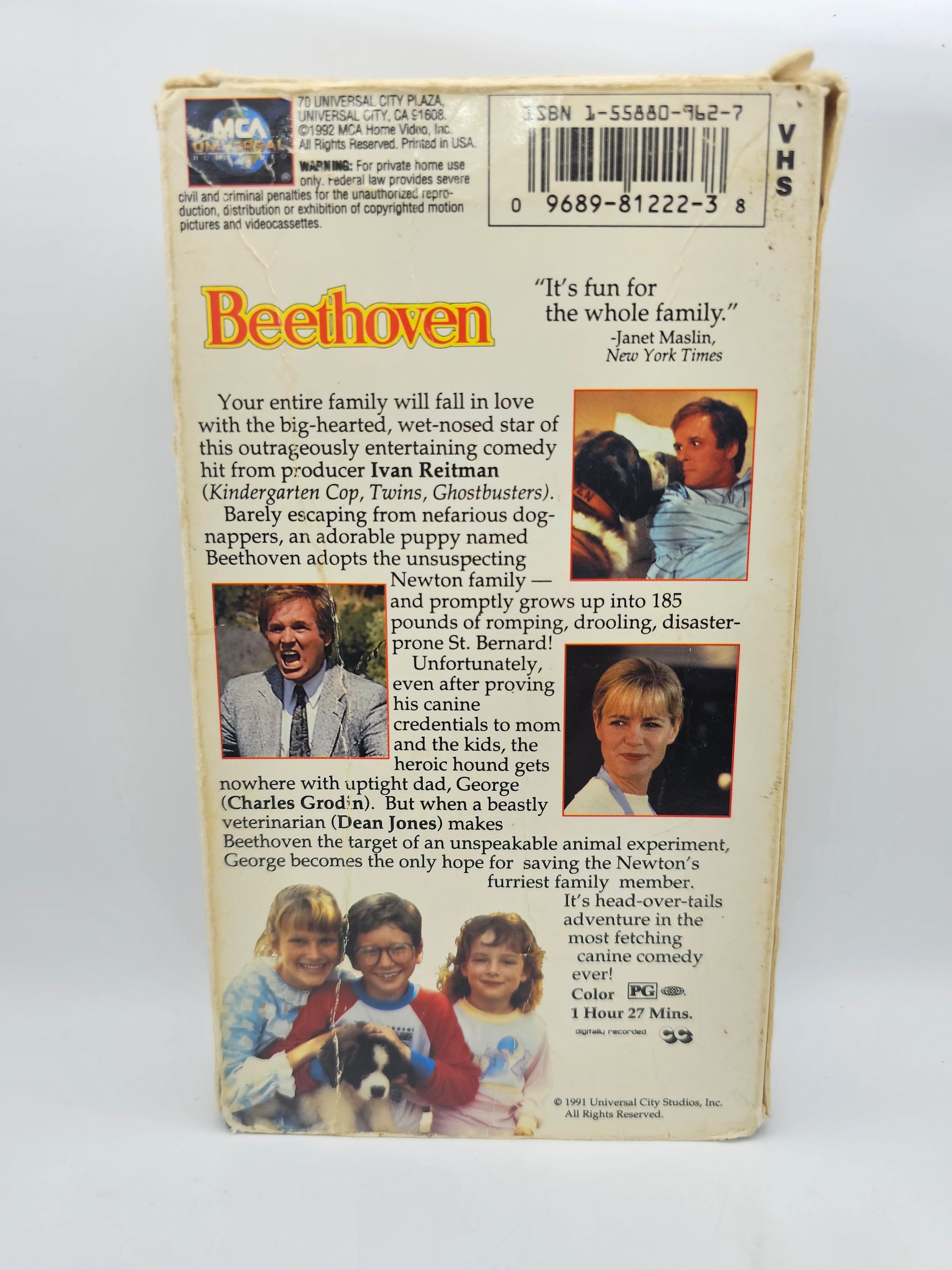 Beethoven VHS Movie Vintage Videocassette MCA Home Video - Etsy