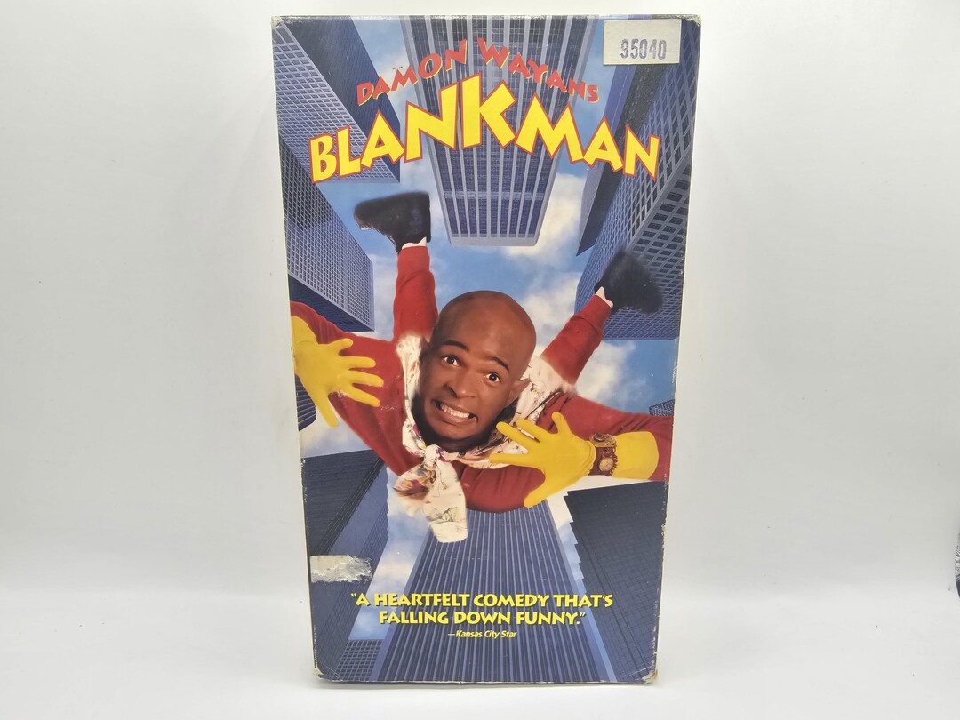 Blankman VHS Movie Damon Wayans Videocassette Former Rental Columbia ...