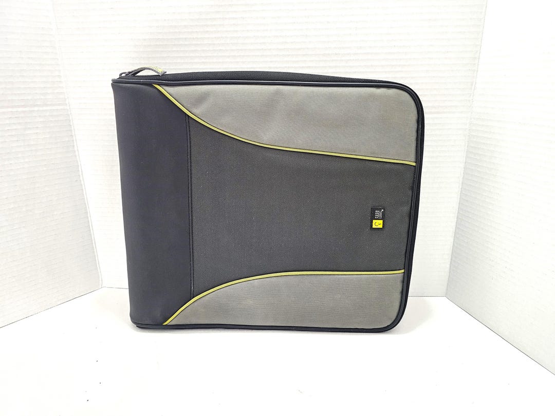 Vintage Case Logic 76 CD Zippered Fold-out Case Compact Disc Holder ...