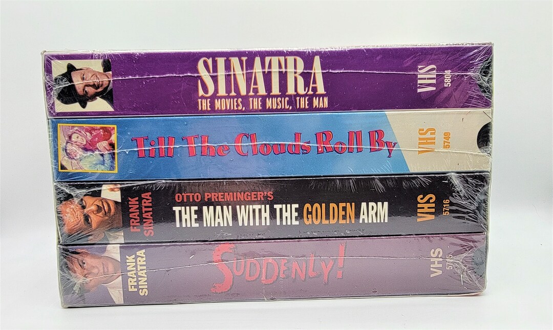The Frank Sinatra Collection 4 VHS Tape Set Sealed Movies the Man With ...
