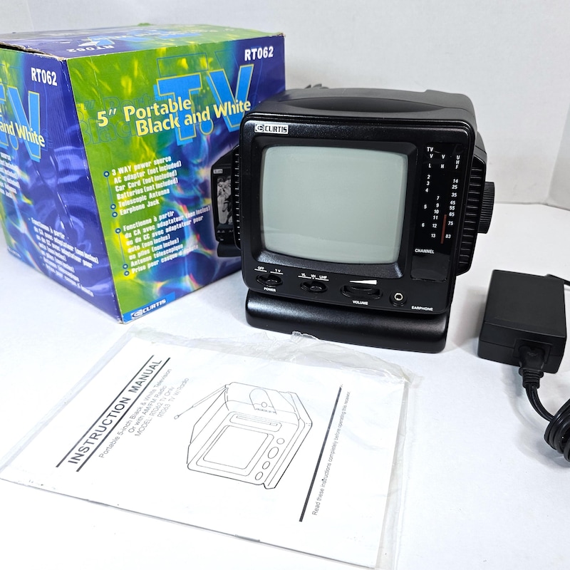 Vintage Portable Tv - Etsy