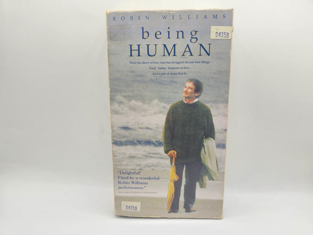 Being Human VHS Movie Robin Williams Videocassette Former Rental Warner ...