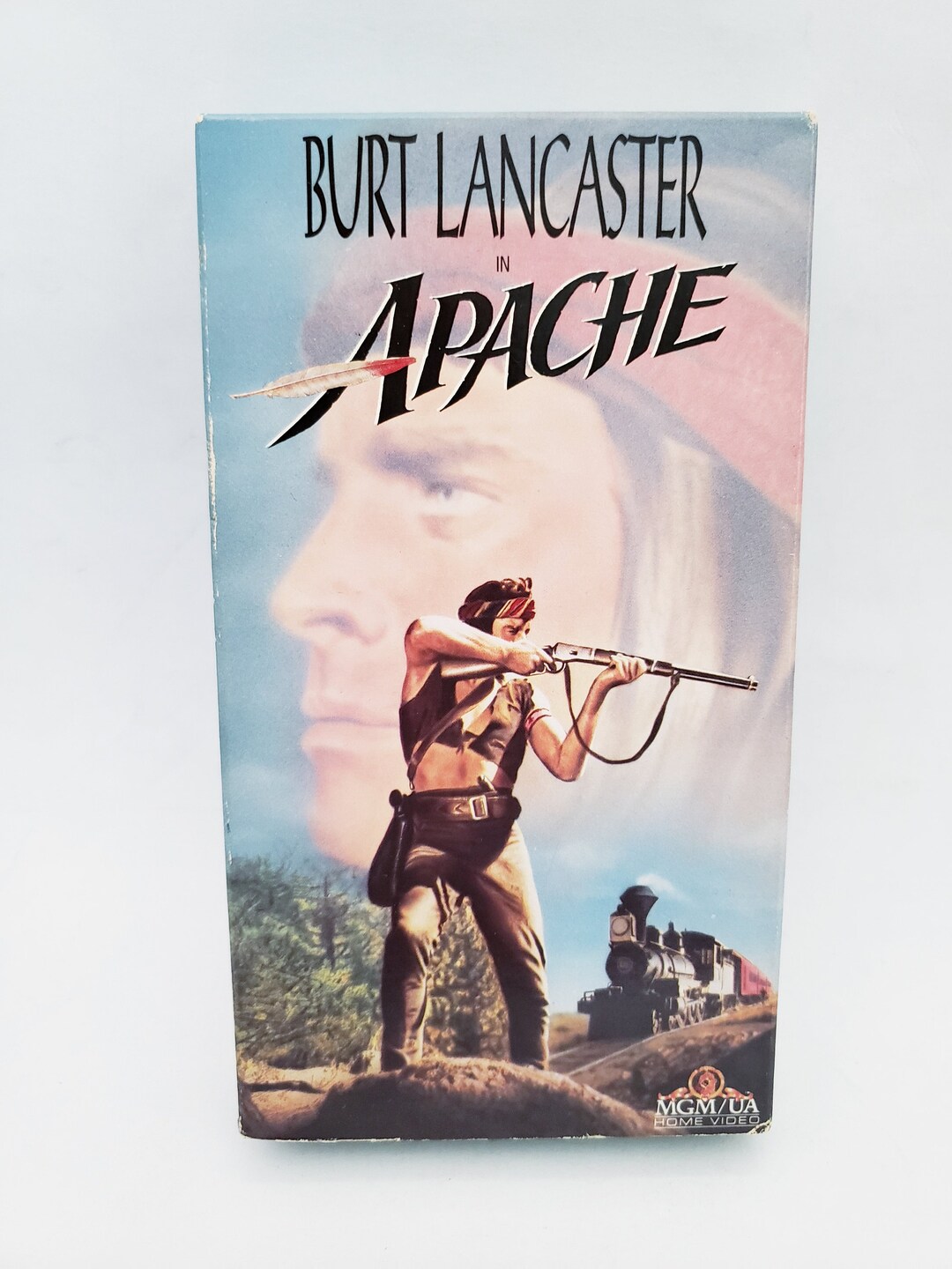Apache VHS Movie Vintage Burt Lancaster Film Videocassette - Etsy
