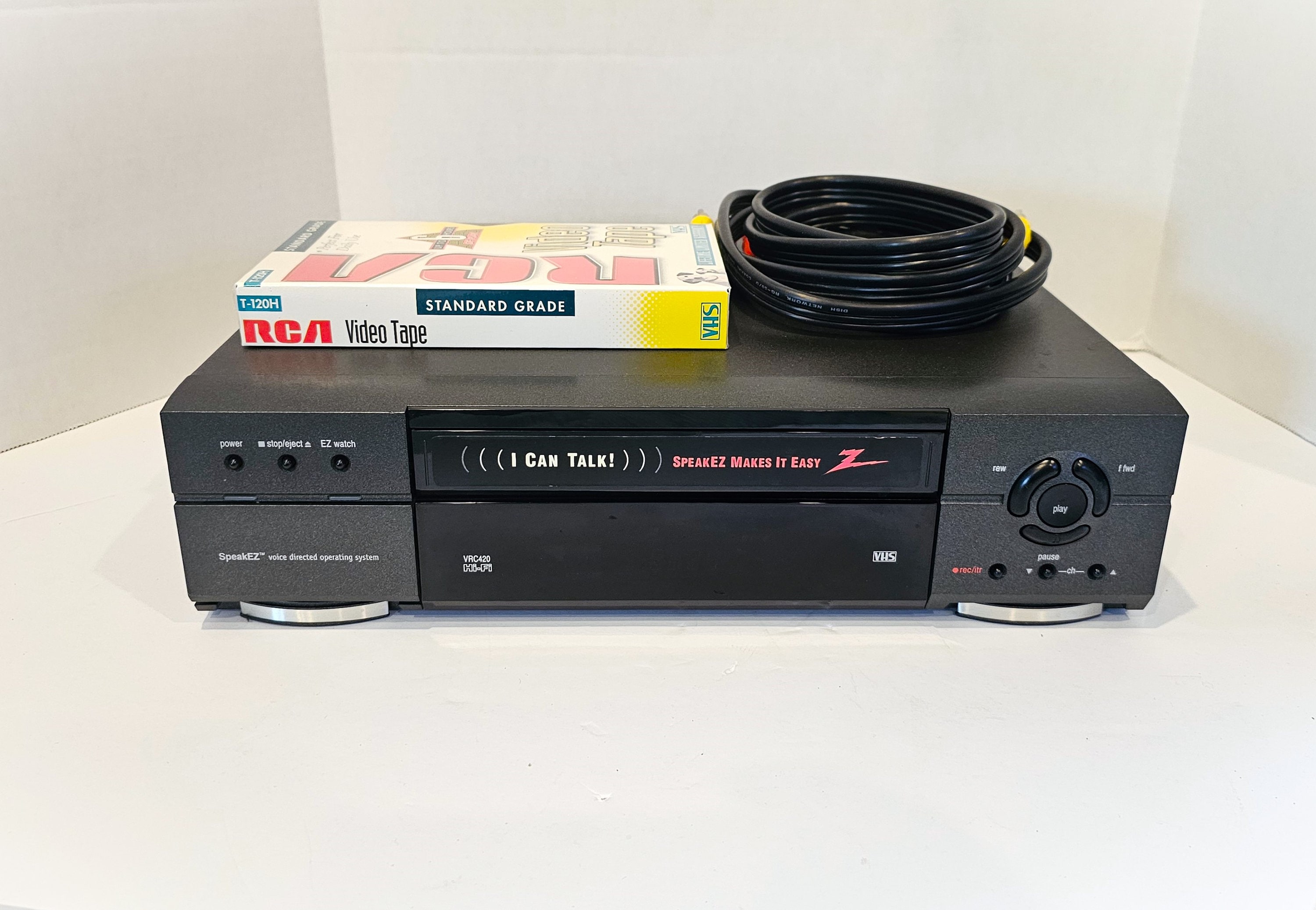 Zenith VCR Hi-fi Stereo Video Cassette Recorder VHS Player VRC420 W/ AV ...