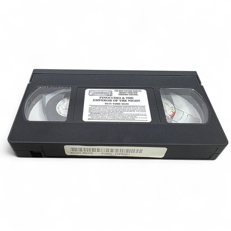 Pinocchio and the Emperer of the Night VHS Movie Vintage Videocassette ...
