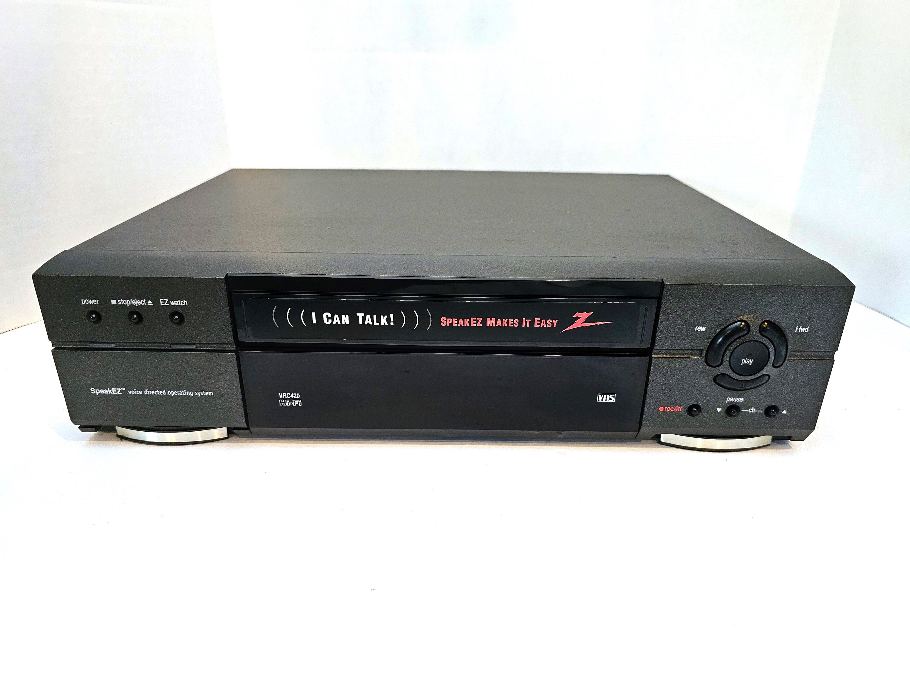 Zenith VCR Hi-fi Stereo Video Cassette Recorder VHS Player VRC420 W/ AV ...