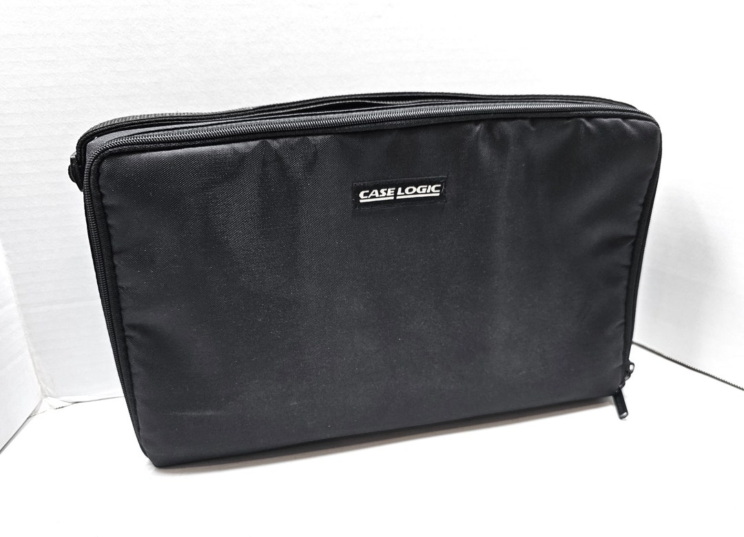 Case Logic 30 Cassette Tape Holder Zippered Storage Bag Case Retro ...
