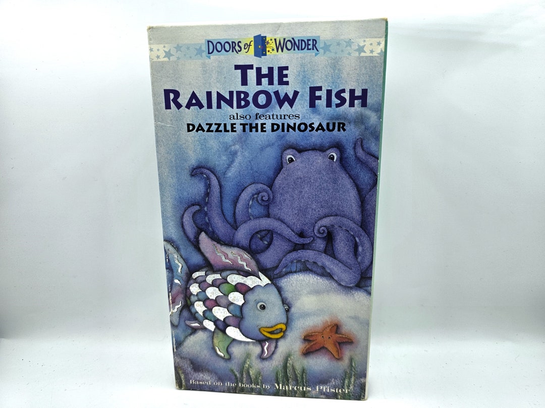 The Rainbow Fish VHS Dazzle the Dinosaur Doors of Wonder Vintage Sony ...