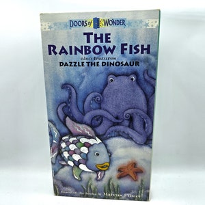 The Rainbow Fish VHS Dazzle the Dinosaur Doors of Wonder Vintage Sony ...