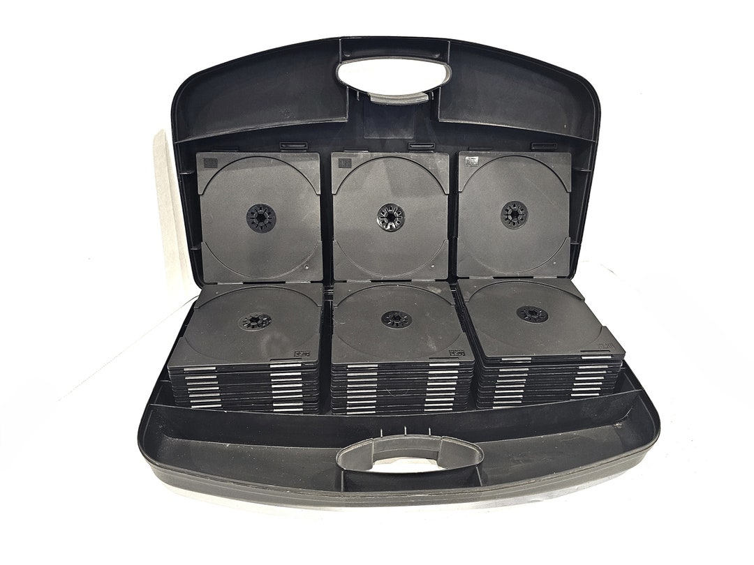 Vintage Laserline 72 CD Hard Shell Fold Out Case Large Compact Disc ...