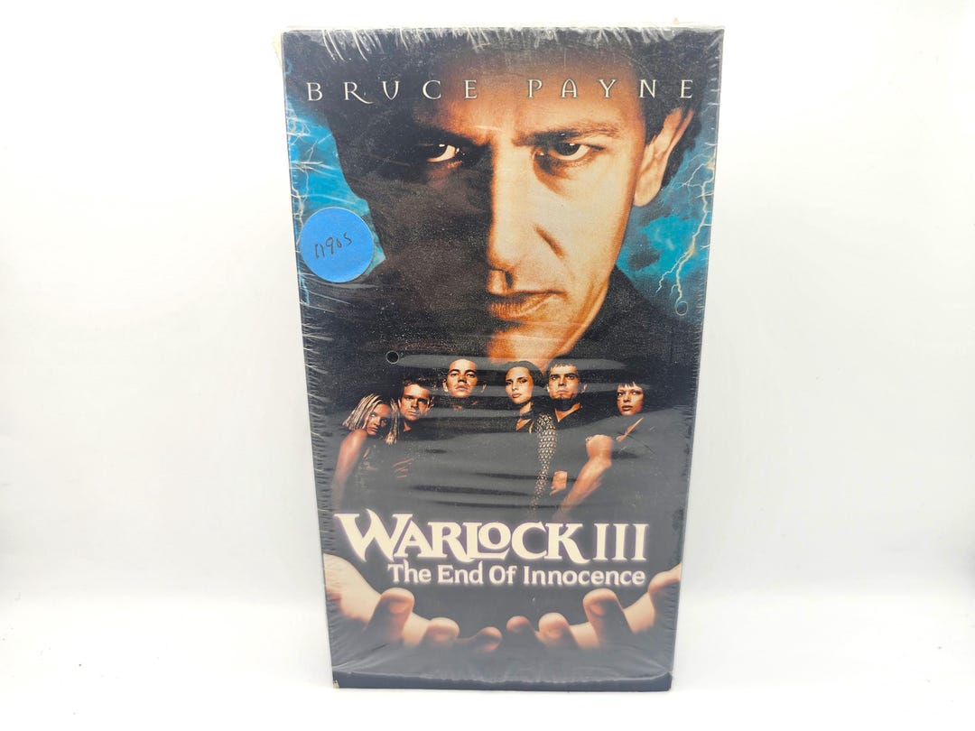 Warlock III VHS Tape Movie the End of Innocence Vintage Bruce Payne ...