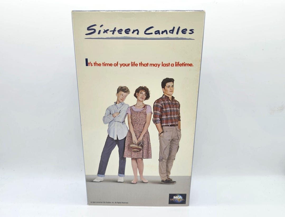 Sixteen Candles VHS Movie Vintage 80's John Hughes Film Molly Ringwald ...