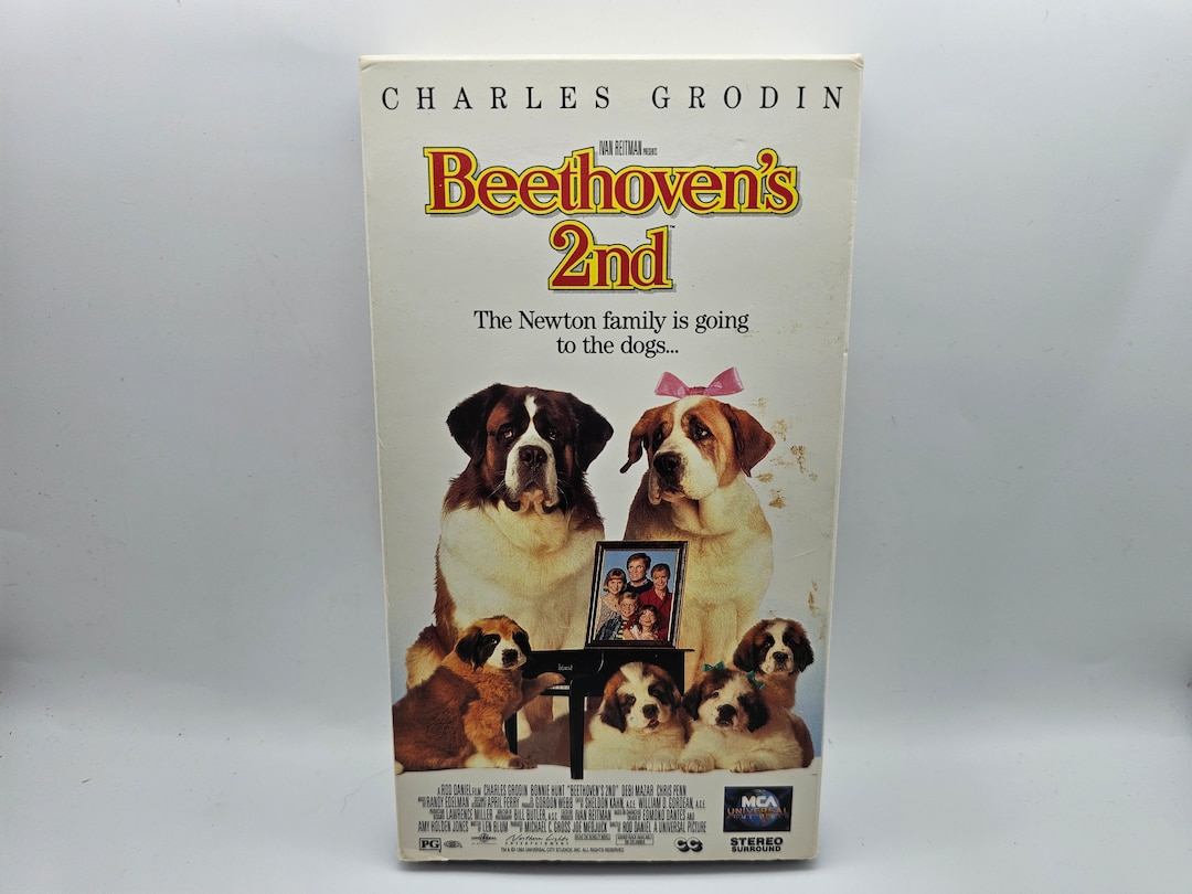 Beethoven's 2nd VHS Movie Videocassette Vintage Warner Home Video - Etsy