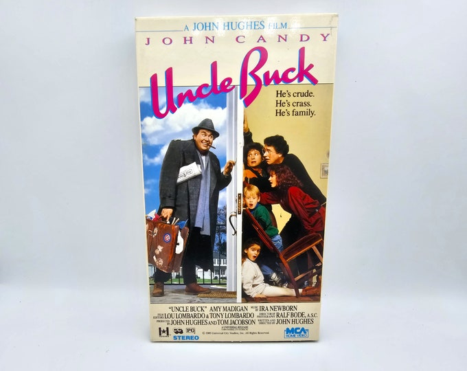 Uncle Buck VHS Movie Video Cassette Vintage 80s John Candy A John ...