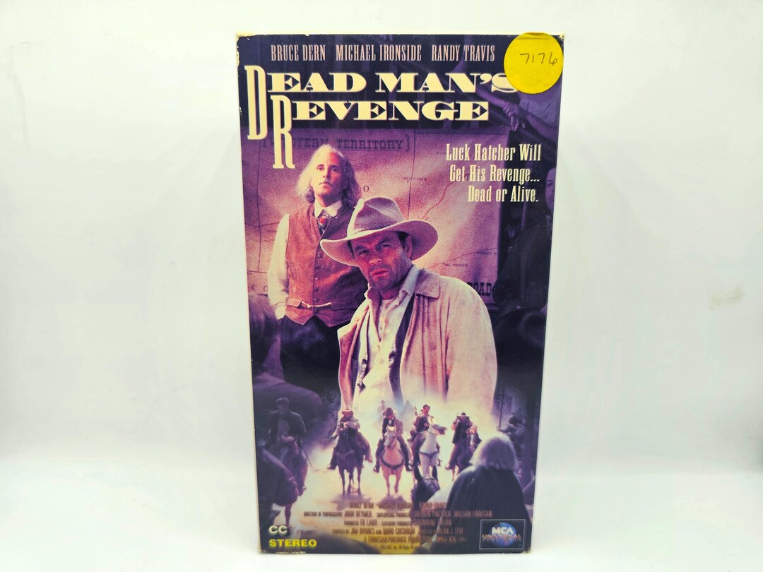 Dead Man's Revenge VHS Vintage Bruce Dern Michael Ironside Randy Travis ...
