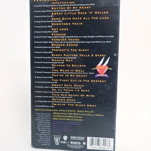 Rod Stewart VHS Vegabond Heart Tour Video Tape Concert Videocassette - Etsy