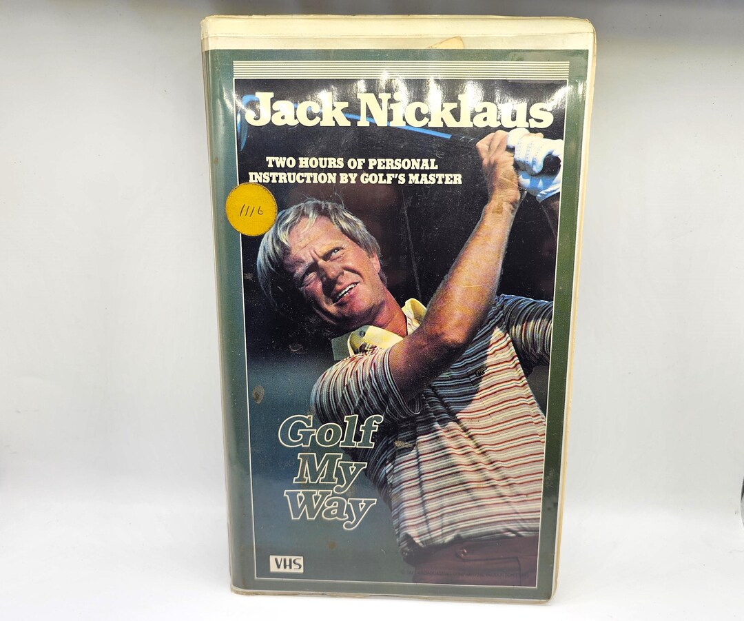 Jack Nicklaus VHS Golf My Way Videocassette Two Hour Instructional Tape Vintage Clamshell Case ...