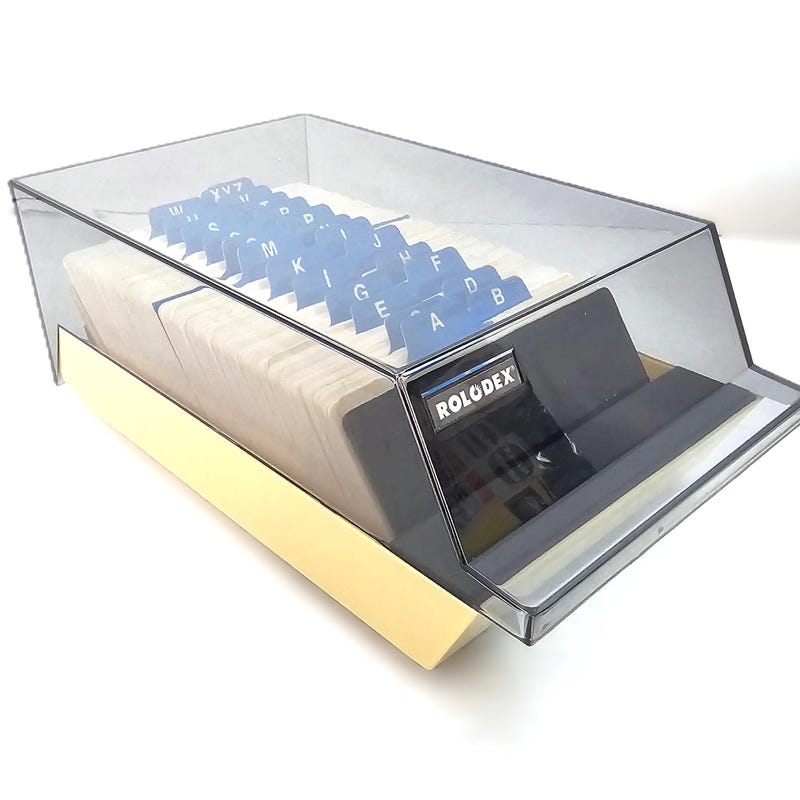 Rolodex Card Holder - Etsy