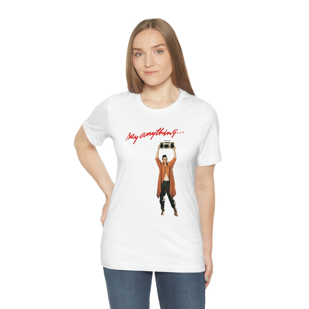 Say Anything T-shirt 80's Movie Short Sleeve Tee - Etsy