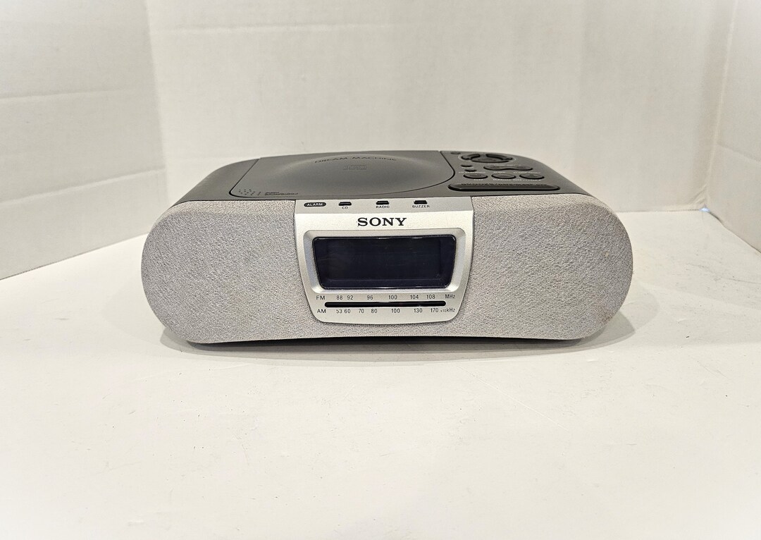 Sony Dream Machine CD Player Digital Dual Alarm Clock Am Fm Radio ...