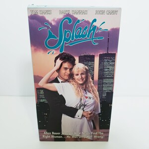Splash VHS Movie Tom Hanks Daryl Hannah Vintage 80's | Etsy