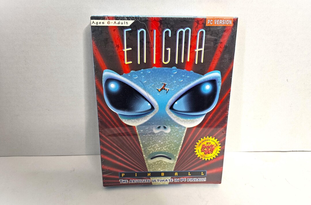 Vintage Enigma Pinball PC Game NEW Sealed 3.5" Diskette B & N Software ...