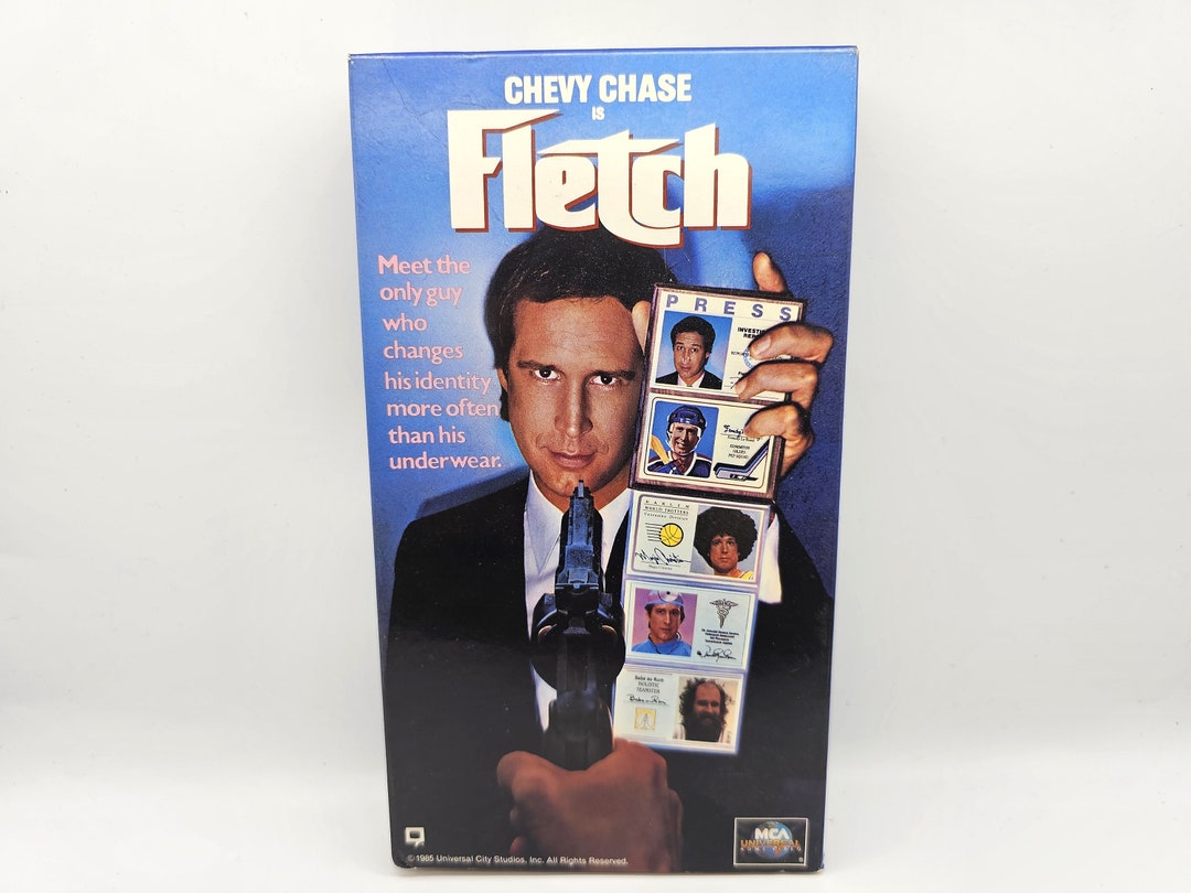 Fletch VHS Movie Chevy Chase 1985 Film Videocassette MCA Home Video - Etsy