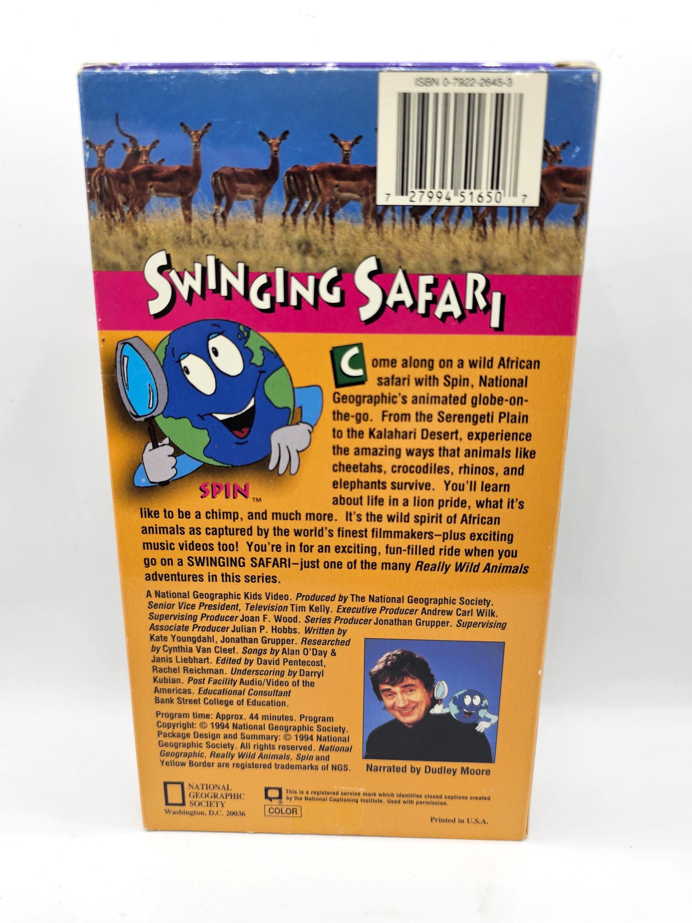 Really Wild Animals Swinging Safari VHS National Geographic Kids Video ...