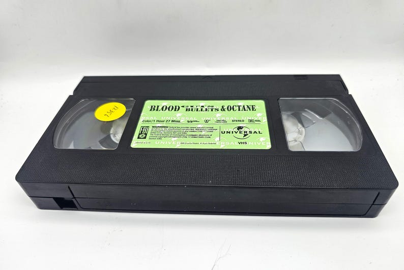 Blood Guts Bullets & Octane VHS Movie Vintage Videocassette Former ...