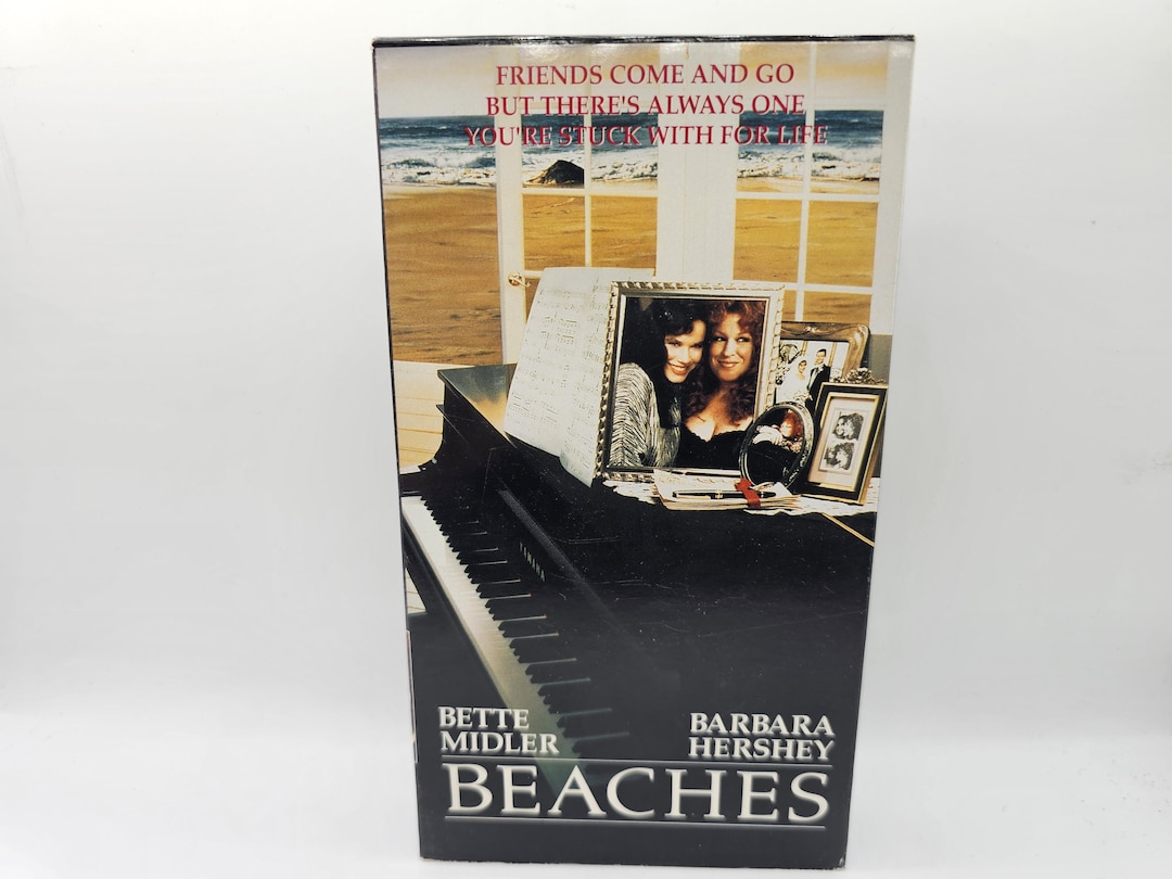 Beaches VHS Movie Starring Bette Midler and Barbara Hershey Vintage 80 ...