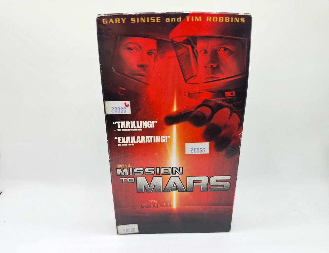 Mission to Mars VHS Movie Gary Sinise Tim Robbins Videocassette ...