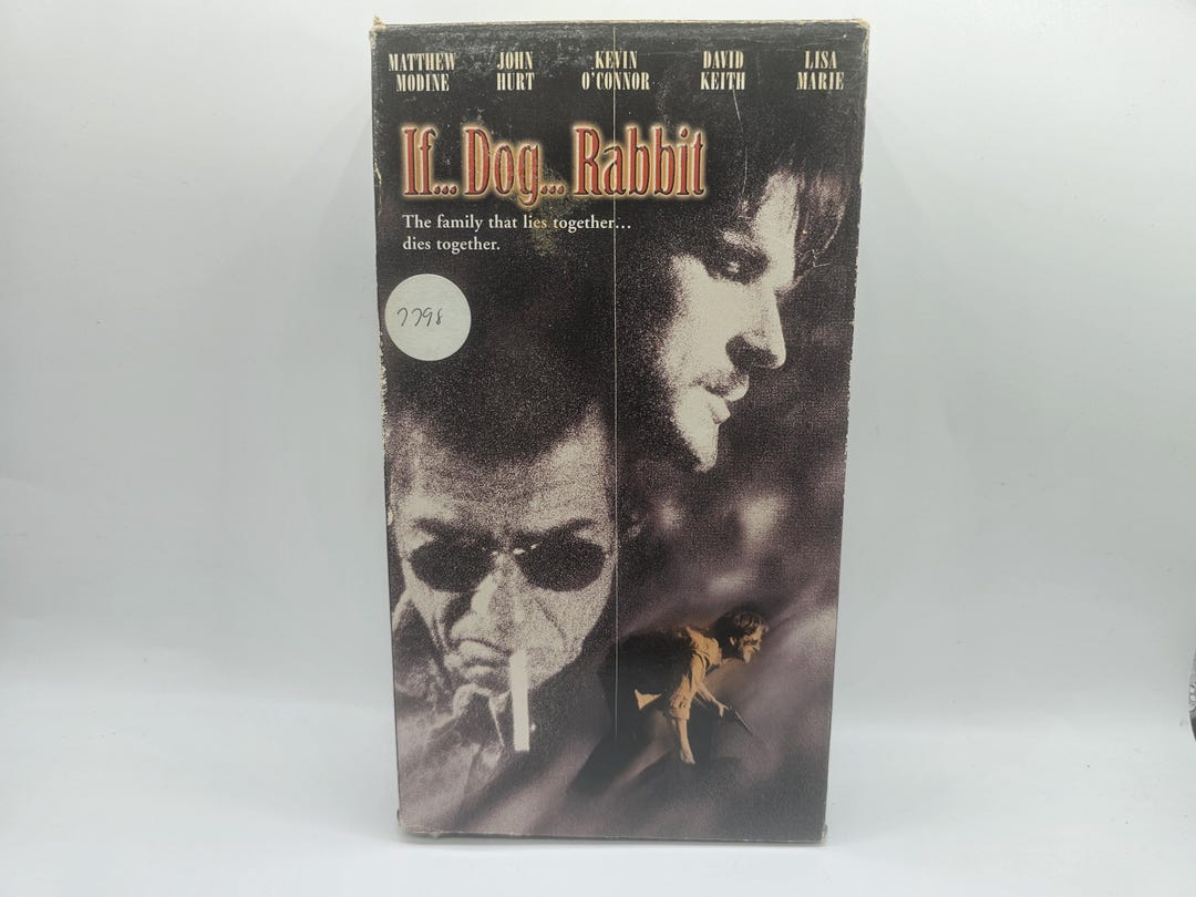 If Dog Rabbit VHS Movie Vintage Matthew Modine Videocassette Former ...