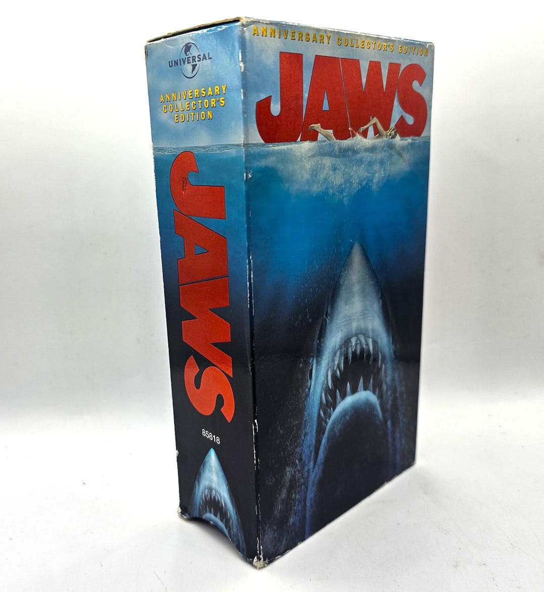 Jaws VHS Anniversary Collector's Edition 2-tape Set Movie Vintage Film Videocassette Universal ...