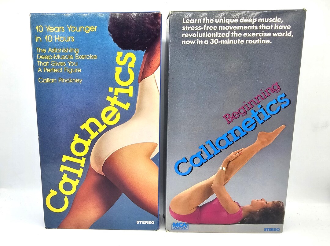2 Callanetics VHS Vintage 80's Workout Tapes Callan Pinckney Videocassette MCA Home Video - Etsy