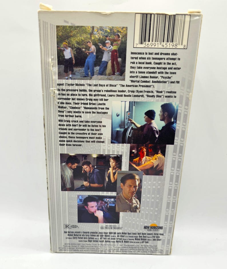 Born Bad VHS Vintage Movie Videocassette Tape New Horizons Home Video ...