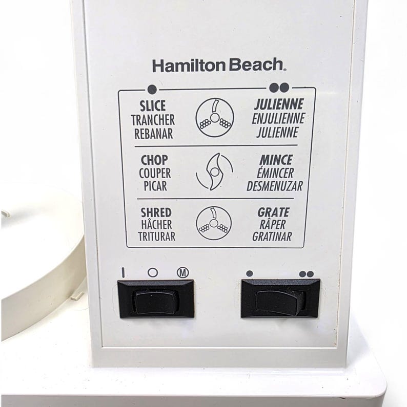 Vintage Hamilton Beach Dual-speed Food Processor Household Kitchen ...