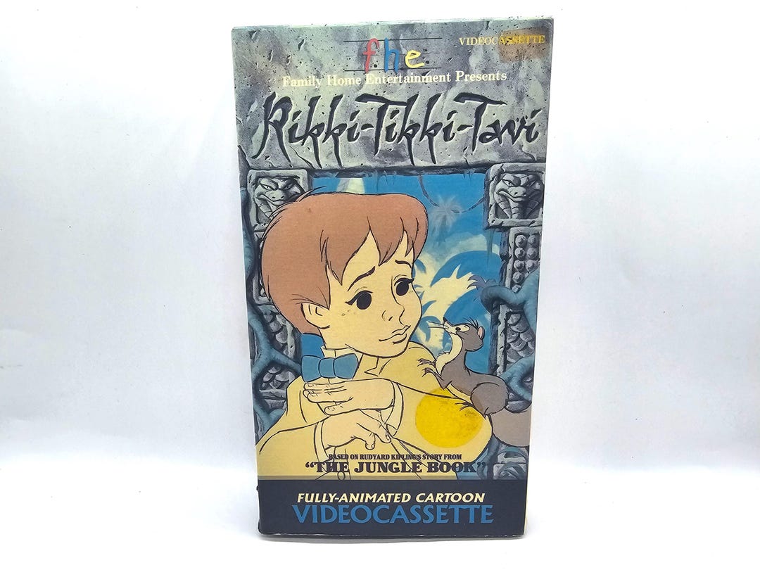 Rikki Tikki Tavi VHS Movie Vintage Animation Video Tape Former Rental ...