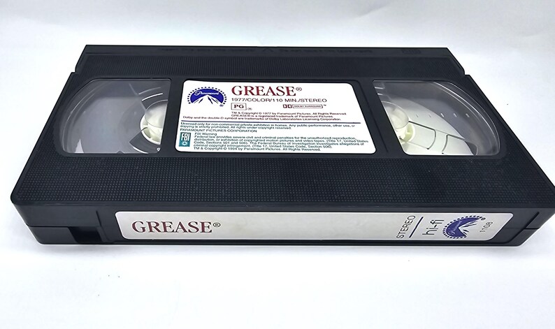 Grease and Grease 2 VHS Movie John Travolta Olivia Newton-john Michelle ...