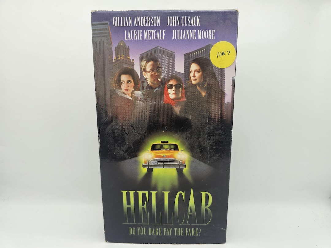 Hellcab VHS Movie Vintage John Cusack Gillian Anderson Horror Videocassette Tape Film Former ...