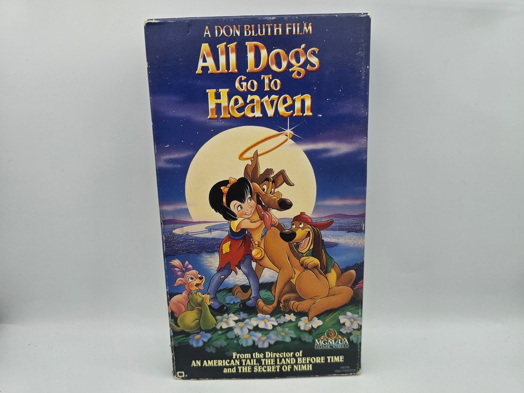 All Dogs Go to Heaven VHS Movie Vintage 80's MGM Home Video - Etsy