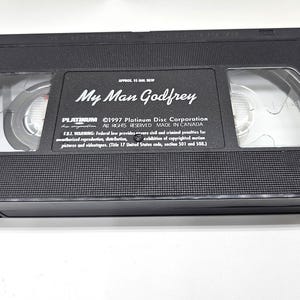 My Man Godfrey VHS Vintage Movie William Powell Carole Lombard ...
