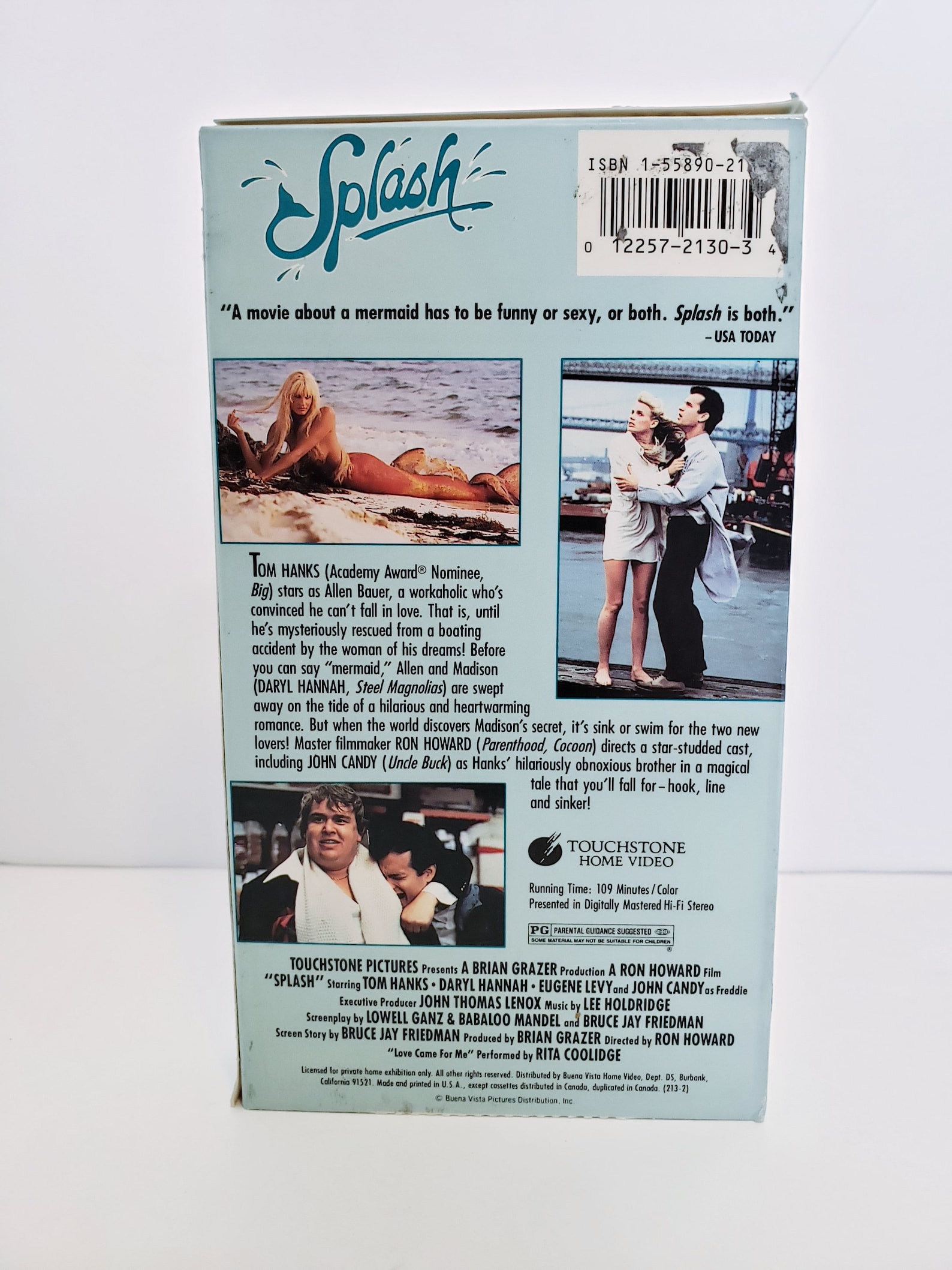 Splash VHS Movie Tom Hanks Daryl Hannah Vintage 80's Videocassette - Etsy