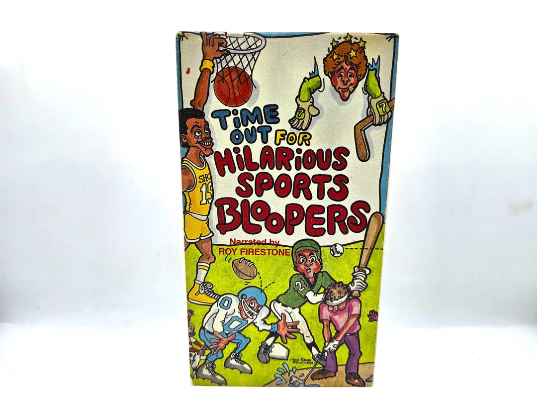 Time Out for Hilarious Sports Bloopers VHS Vintage 80's Home Video ...