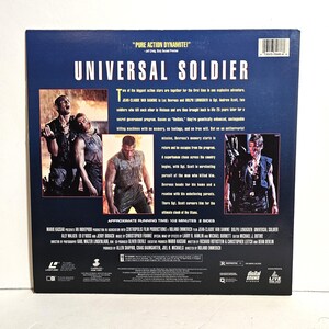Universal Soldier Laserdisc Movie Vintage Jean-claude Van Damme Dolph ...