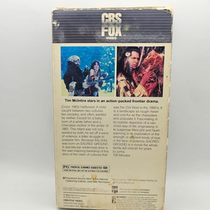 Sacred Ground VHS Former Blockbuster Rental Vintage Movie Videocassette ...