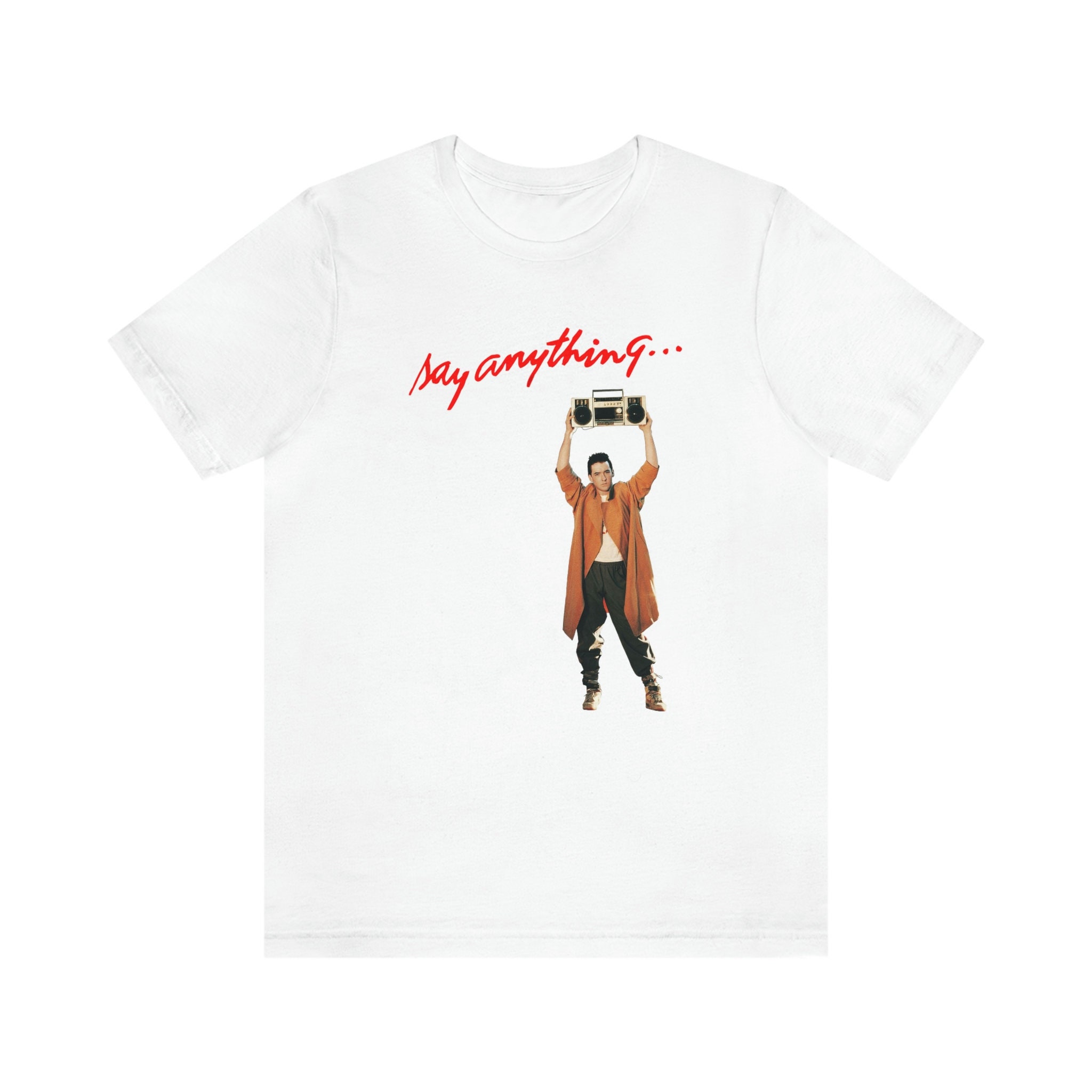 Say Anything T-shirt 80's Movie Short Sleeve Tee - Etsy